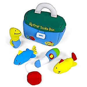 GUND Baby My First Tackle Box Stuffed Plush Playset, 5 Pieces