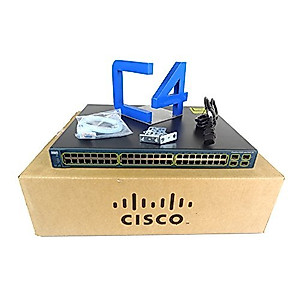 Cisco WS-C3560-48PS-S Catalyst C3560 48-Port PoE Network Switch (Renewed)