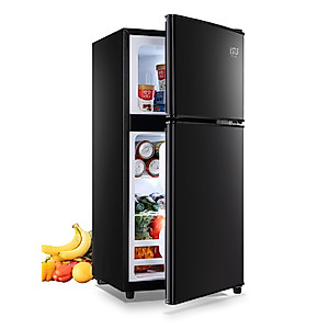 KRIB BLING Mini Fridge With Freezer…
