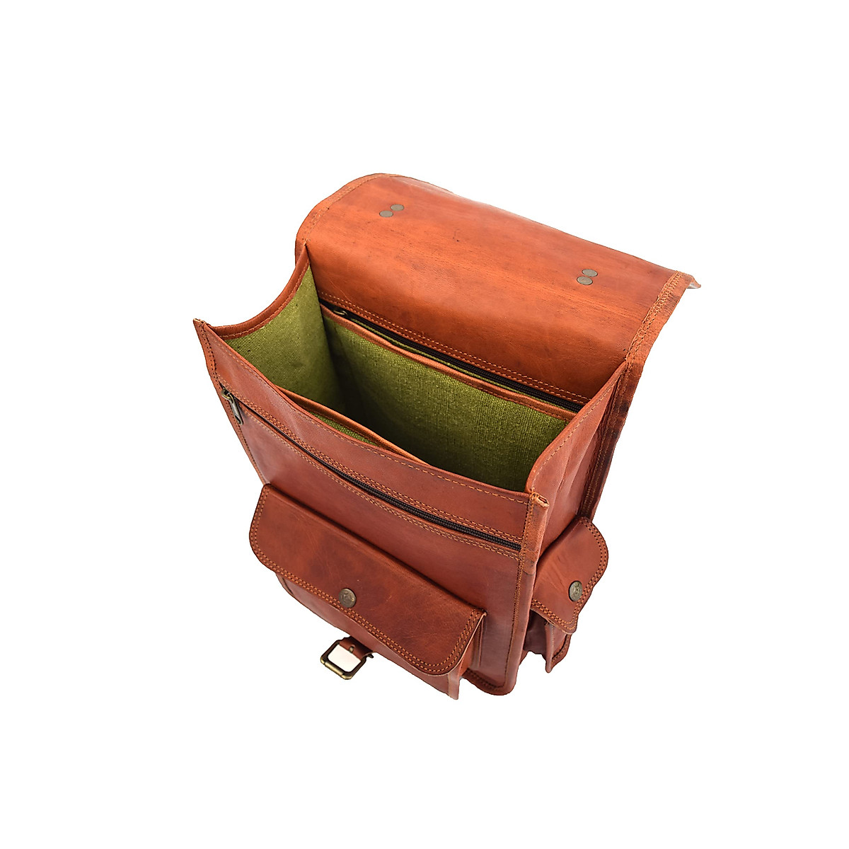 Vintage Leather Laptop Backpack 13 Inch MacBook Pro/Air Bag Rucksack Shoulder Bag