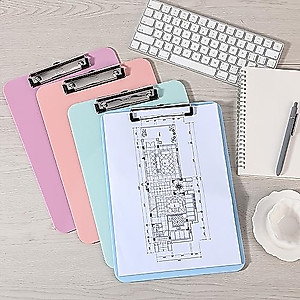 Mr. Pen- Plastic Clipboard, 12.5” x 9”, Cyan Blue, Clipboards for Kids & Adults, Clipboards Plastic, Clip Board, Teacher Clipboard, Kids Clipboard, Cute Clipboard, Plastic Clipboards