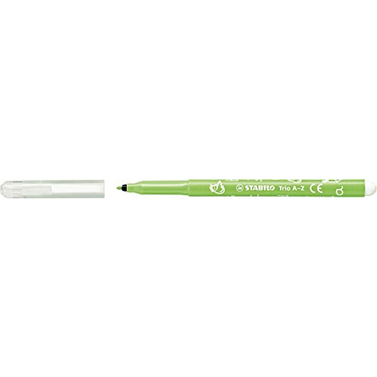 Stabilo Trio A-z 378/1-18-01 Fibre-tip Pens With Triangular Grip Zone 0.7 Mm Case With 18 Colours