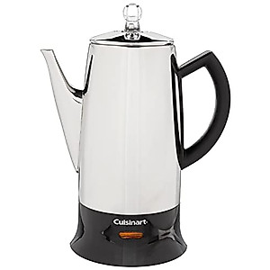 Cuisinart PRC-12FR Classic Stainless Percolator, Stainless Steel (Renewed),12 cups