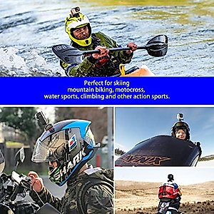 Helmet Adhesive Sticky Mount for Insta360, 3M Sticky Pads Mounts Compatible with Gopro, Insta360 ONE X3, X2, X, RS, R, GO 2 and DJI OSMO Action 2 Helmet Attachment