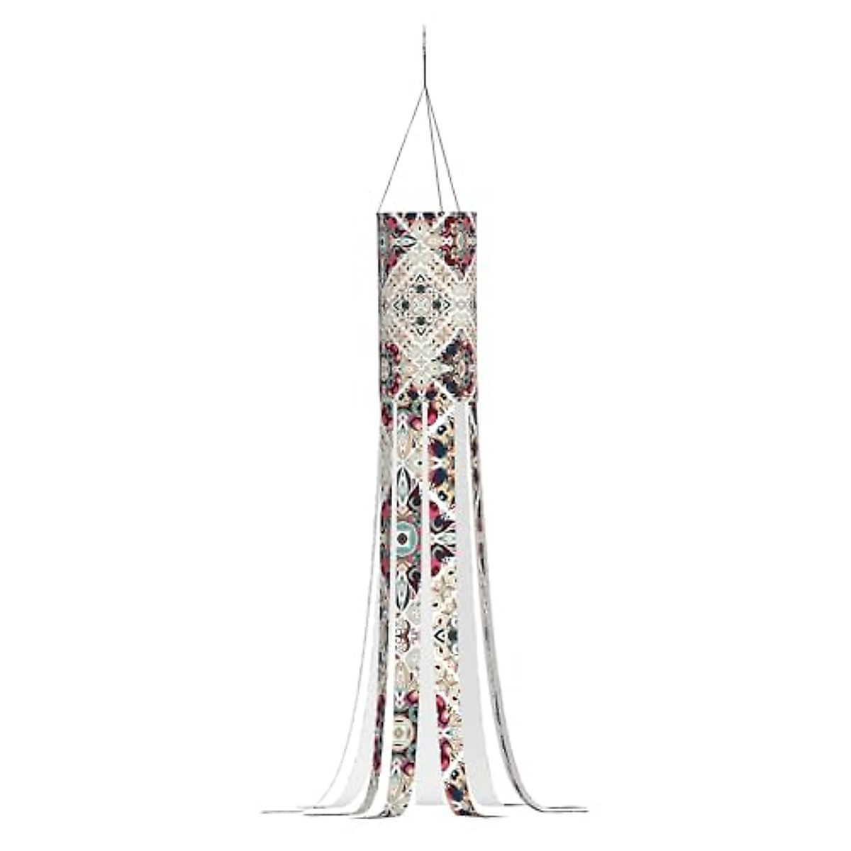 Mandala Boho Luxury Oriental Tile Halloween Windsocks Flag 40 Inch, Flag Wind Socks Outdoor Hanging Decoration Halloween Decorations Halloween Decor Outdoor For Home Yard Patio Lawn Garden