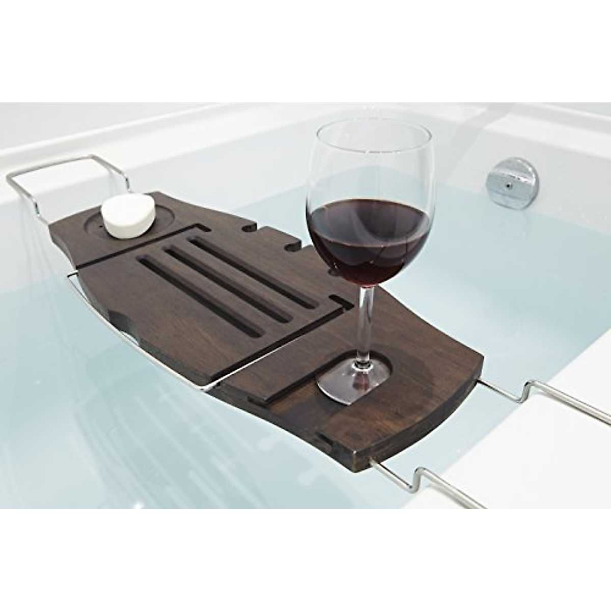 Umbra Aquala Bathtub Caddy, Walnut