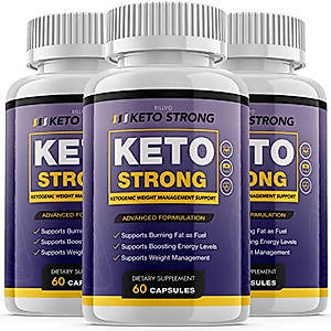 (3 Pack) Keto Strong XP Advanced Formula Ketosis Pills (180 Capsules)