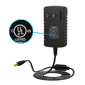 HQRP AC Adapter/Power Supply Compatible with Casio CTK-611 / CTK611 / CTK-620L / CTK620L Keyboards Replacement [UL Listed] Plus HQRP Euro Plug Adapter