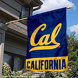 Cal Berkeley Golden Bears 28 in x 40 in Two Sided House Flag