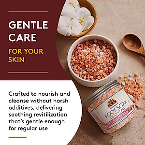 Okay Himalayan Pink Salt Detoxifying Foot Soak With & Tea Tree Oil, lavender, 20 Ounce
