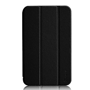 Fintie Slim Shell Case for Samsung Galaxy Tab 4 7.0 2014, Ultra Lightweight Protective Stand Cover, Black
