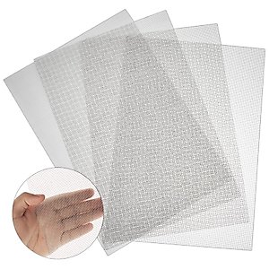 4PACK 20 Gauge Stainless Steel Mesh, with Mesh Size 0.035" x 0.035", Made of 304 Stainless Steel (0.98ft. X 0.68ft.)