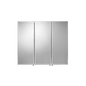 Croydex Loxley 26-Inch x 30-Inch Triple Door Tri-View Cabinet with Hang 'N' Lock Fitting System