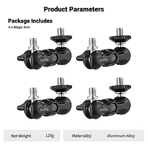 SmallRig Universal Magic Arm with Small Ballhead (4pcs) 2159