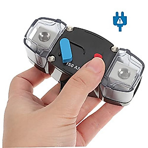 ibasenice 2pcs 150a Circuit Breaker Inline Circuit Breaker Amp Circuit Breaker for Boat Circuit Breaker Boat Battery Rv Circuit Breaker Amp Breaker Refit Yacht Boat Pp