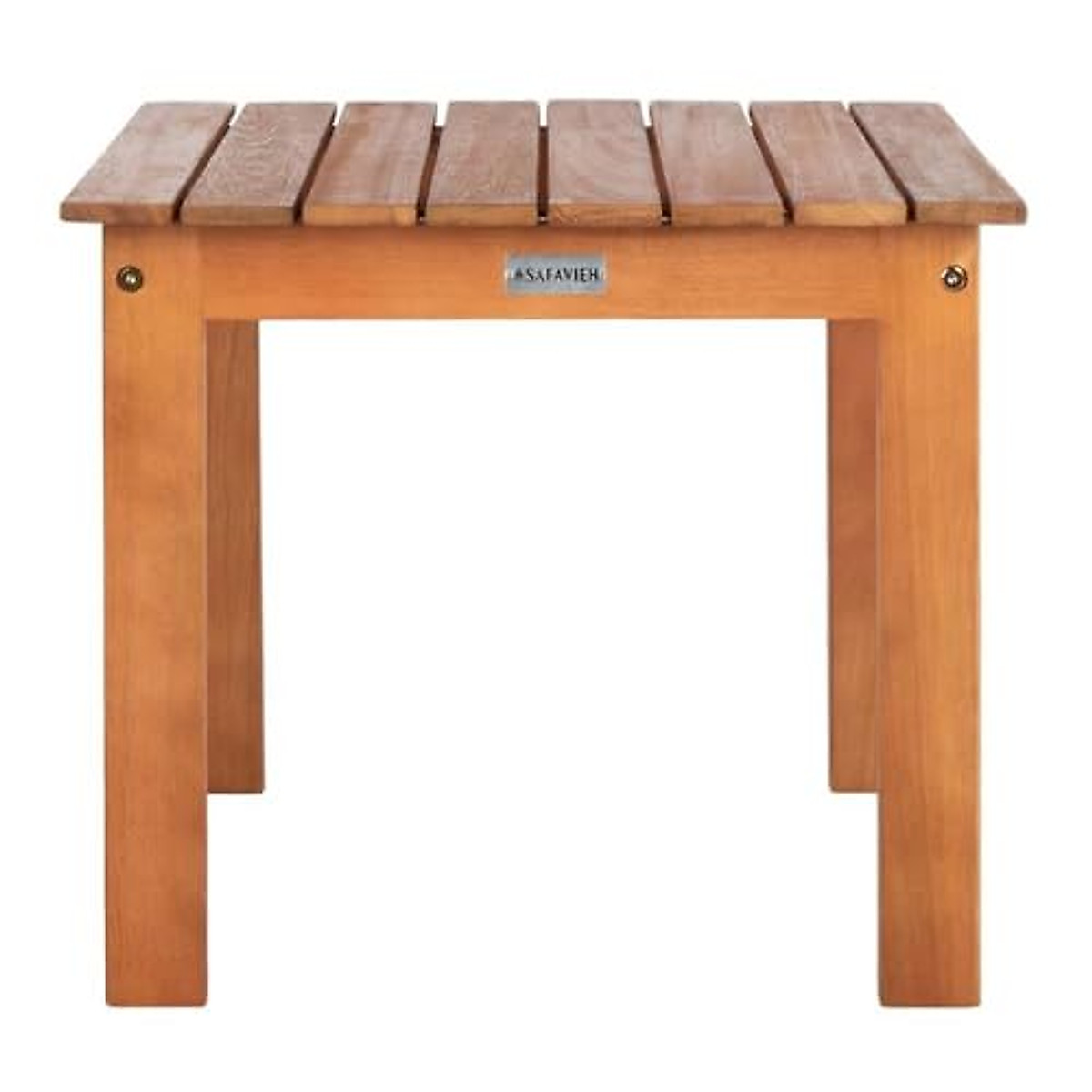 SAFAVIEH Outdoor Collection Randor Natural Folding Table