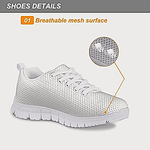 Ystardream Cute Solth Kids Tennis Sneakers for Girls Size 2 Girls' Running Shoes Non-Slip Breathable Athletic Sneakers Gym Sport School Training Shoes Outdoor Walking Footwear