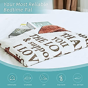Kitdacnin Gifts for Mothers Day from Daughter, Gifts for Mom, Mom Birthday Gifts, Christmas Valentine's Day for Mom Presents Throw Blanket