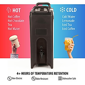 Cambro (500LCD110) 4-3/4 gal Beverage Carrier - Camtainer®, Black