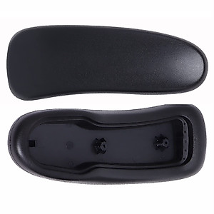 Office Chair Arm Pads Replacement for Herman Miller Classic Aeron Chair Graphite, 2Pack 100% Polyurethane Finish, Black