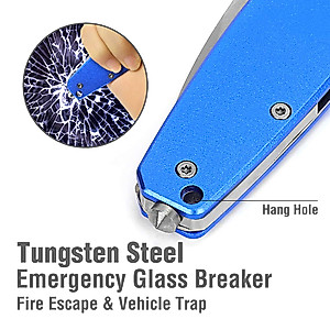 Mossy Oak Folding Pocket Knife, 7-inch Stainless Steel Drop Point Blade Knife EDC, Multi-Functional Tool with Bottle Opener and Glass Breaker