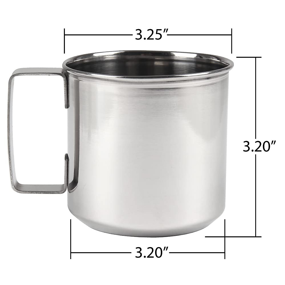 Lindy's metal drinking cup, 12 ounce, silver