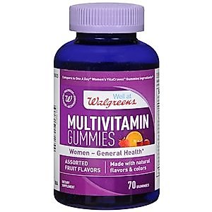 Walgreens Multivitamin Women General Health Gummies, Fruit, 70 ea