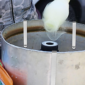 Kichvoe Clips 20pcs Cotton Candy Clip Stabilizer Cotton Candy Machine Parts Marshmallow Stabilizing Securing Candy- Machine Supplies Marshmallow Stabilizer