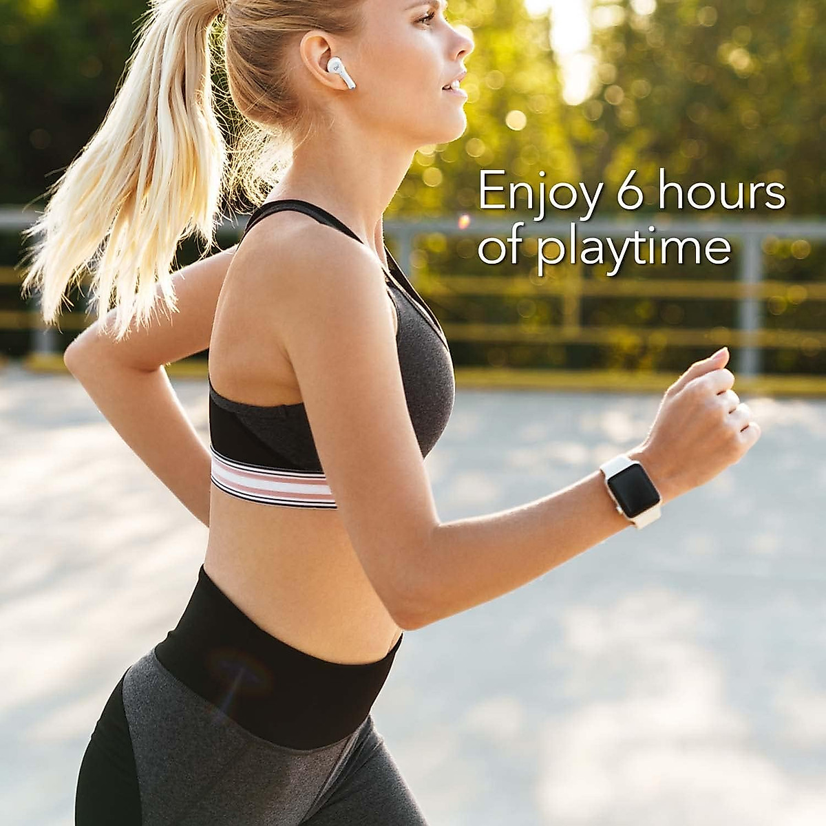 Dartwood Active True Wireless Noise-Canceling Earbuds - Dartpods+ Portable Splashproof Immersive Sound Earphones with Bluetooth Connectivity