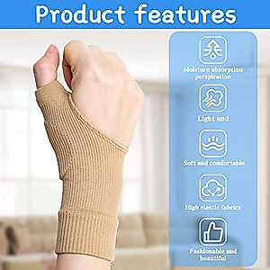 DCC-GETS Thumb Arthritis Compression Gloves(2 PAIRS),comfortable Compression Glove with Soft Gel Pads, Lightweight wrist Support Braces,Pain relief, Carpal Tunnel (Black)