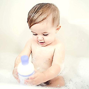Babo Botanicals Calming Plant-Based 3-in-1 Bubble Bath, Shampoo & Wash - With Lavender & Organic Meadowsweet - For Babies, Kids & Adults With Sensitive Skin - EWG Verified - 15 Fl. Oz.