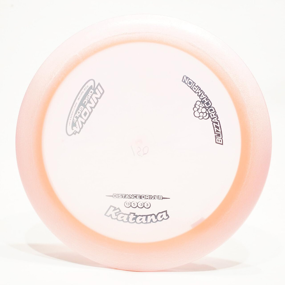 Innova Katana (Blizzard Champion) Distance Driver Golf Disc, Pick Weight/Color [Stamp & Exact Color May Vary] Yellow 130-139 Grams