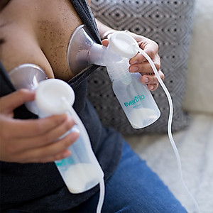 Evenflo Feeding 2 Piece AdvancedFit Flange System with Access to Instructional Video, Small (24.5mm)(Pack of 2)