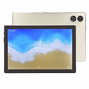Naroote 5G WiFi Tablet, 10.1 Inch Support OTG 5800mAh Tablet 100‑240V for Teenagers for Android 12 (US Plug)