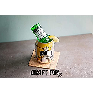 The Draft Top 3.0 Original Beer Can Opener - Soda Can Opener - Topless Can Opener - Handheld Safety Easy Manual Can Opener, Smooth Edge Effortless Rip and Sip Opener, As Seen on Shark Tank