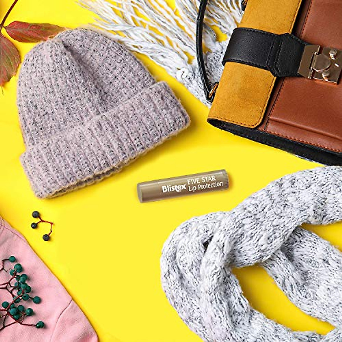 Blistex Five Star Lip Protection Lip Balm, 0.15 Ounce – Wind & Water-Resistant Lip Care, Broad Spectrum SPF 30 Sun Protection, Soothes Cold Chapped Lips, Hydrating Lip Treatment, Holds in Moisture