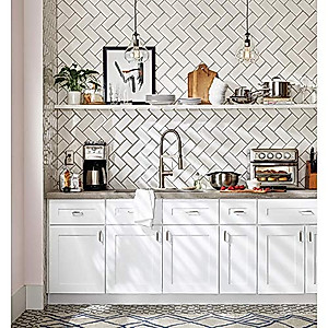 Hampton Bay Declan 1-Duplex Outlet Plate, Pewter