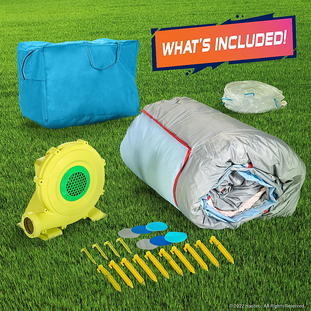 Hasbro Super Soaker Ultimate Water Park – Head to Head Battle Arena Mega Inflatable Bounce House for Ultimate Water Battles