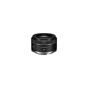 Canon RF50mm F1.8 STM for Canon Full Frame Mirrorless RF Mount Cameras [EOS R, EOS RP, EOS R5, EOS R6](4515C002) (Renewed) Black