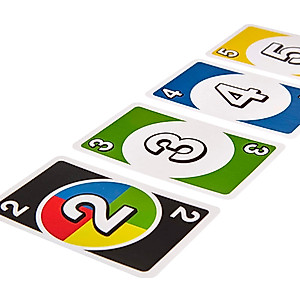 Mattel Games Set of 3 Games with UNO, Skip-Bo & DOS, Travel Games for Kids & Family Night with Storage Tin Box