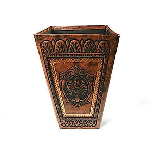 LEATHERKIND Storia Waste Paper Basket, Handmade