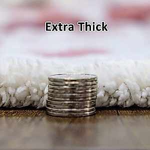 Soft Sherpa Shaggy Fleece Blanket Pink - Fuzzy Fluffy Super Soft Furry Plush Decorative Blanket Dual Sided Throw Size fit Couch Sofa Thick Warm Cozy Blanket, Quatrefoil Pattern 50x60 inches，420GSM