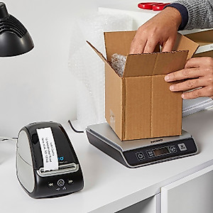 DYMO LabelWriter 550 Turbo Label Maker Printer with Address Labels Starter Roll, Thermal Printing, Automatic Label Recognition, Prints Variety of Label Types Through GST USB or LAN Network