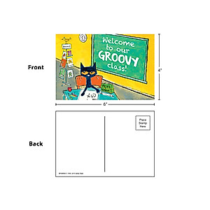 Edupress Pete The Cat Welcome to Our Groovy Class Postcards (EP63934)
