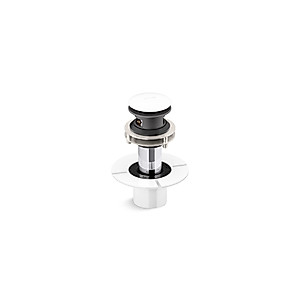 Kohler 25863-0 K-25863-0 SnapFlo Toe-Tap Bath Drain, White