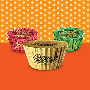 REESE'S Miniatures Milk Chocolate Peanut Butter Cups, Christmas Candy Bulk Bag, 34.1 oz