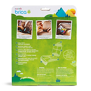 Munchkin® Brica® Seat Guardian™ Child Car Seat Protector, Includes Storage Pocket, Black/Brown