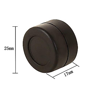 100pcs Non-Stick Silicone Wax Containers 3ml Multi Use Storage Jars Cream Emulsion Bottles (Black)