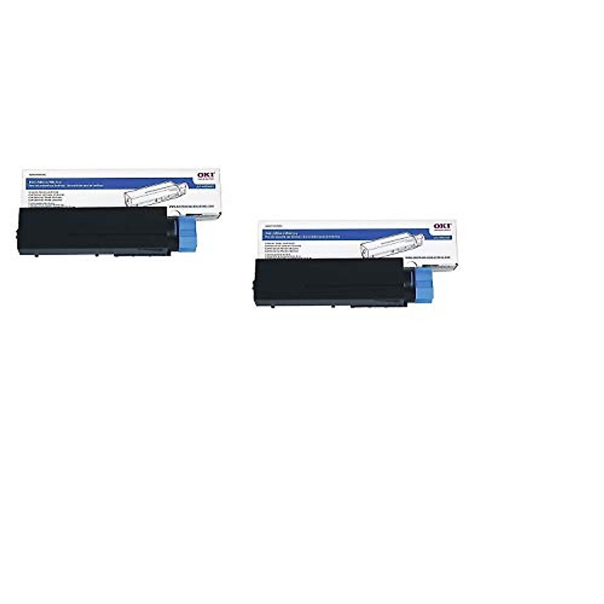 OKI 44992405 Black Toner Cartridge 2-Pack for MB451w MFP