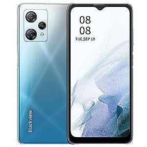 Blackview A53 Cellphone, 7GB+32GB/SD 128GB Expandable Smart Phone, Android 12 Unlocked Cell Phones, Triple SIM Card Slots, 5080mAh Battery, 6.517 inches HD+ Android Phones, Face ID t Mobile Phone